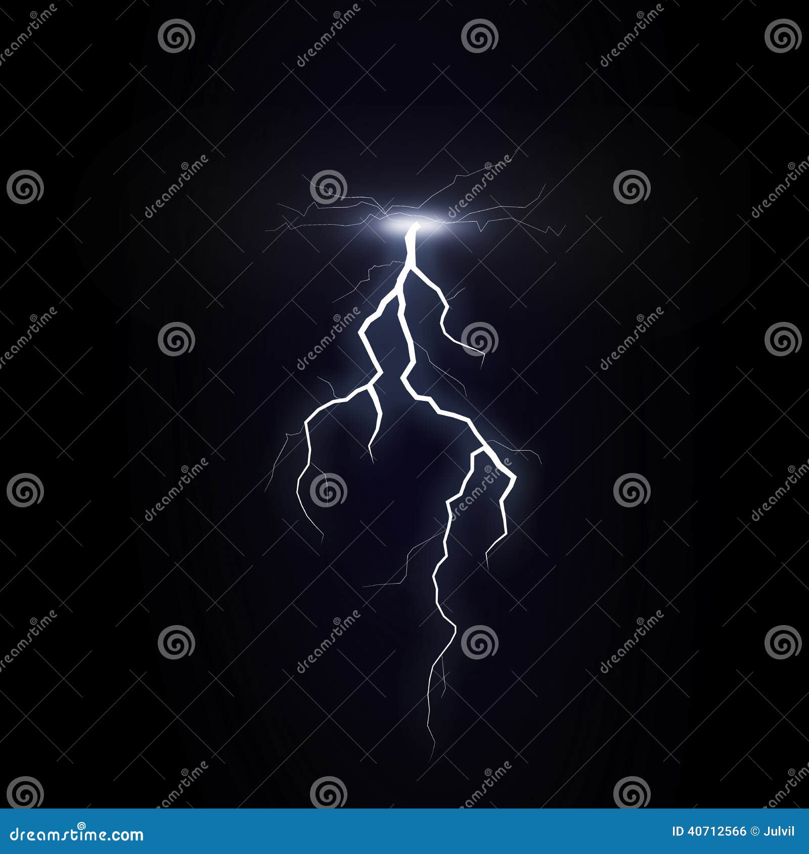 Illustration of lightning stock illustration. Illustration of white ...