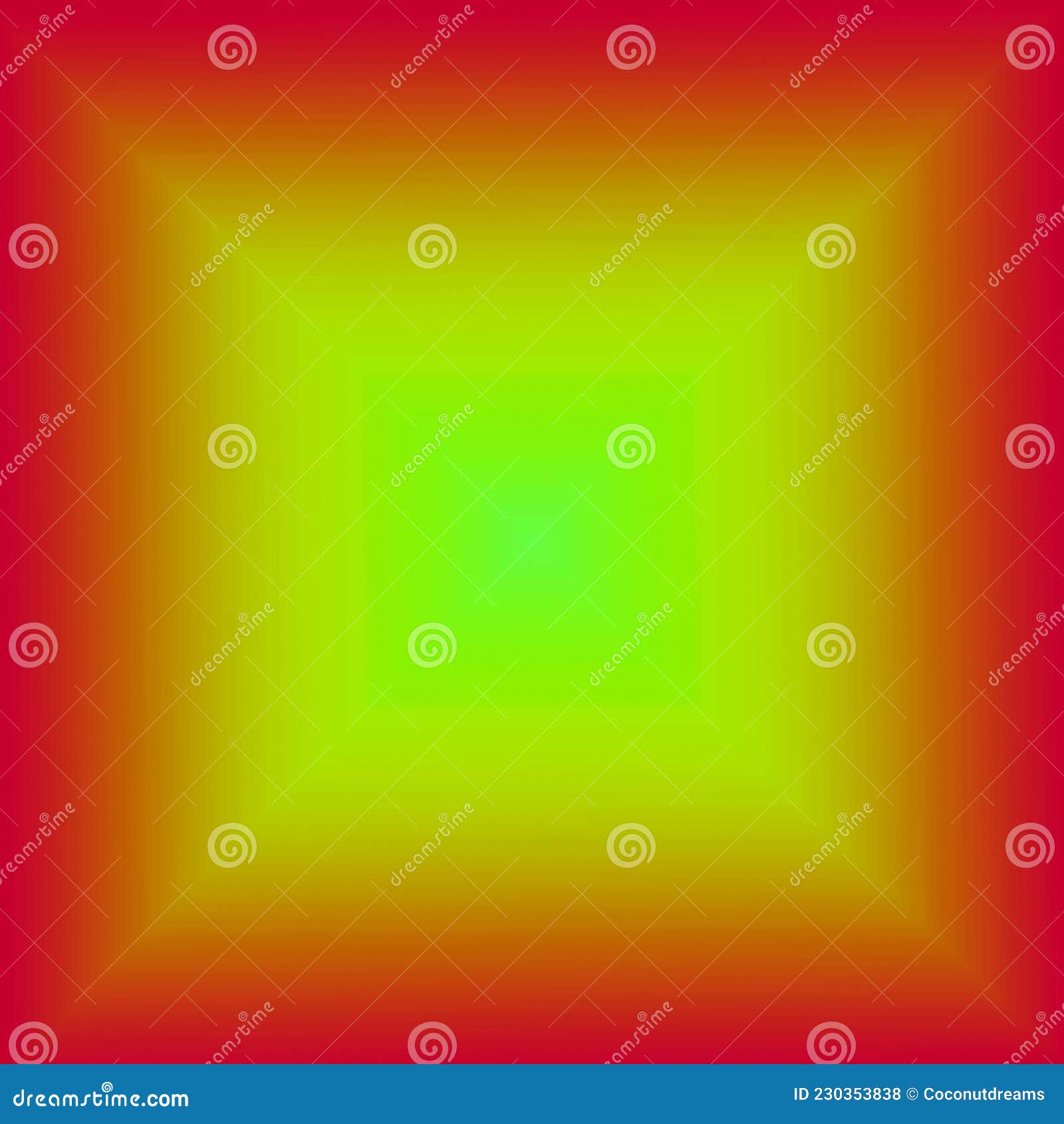 Illustration of Lime Green 3D Pyramid with Red Square Frame Stock ...