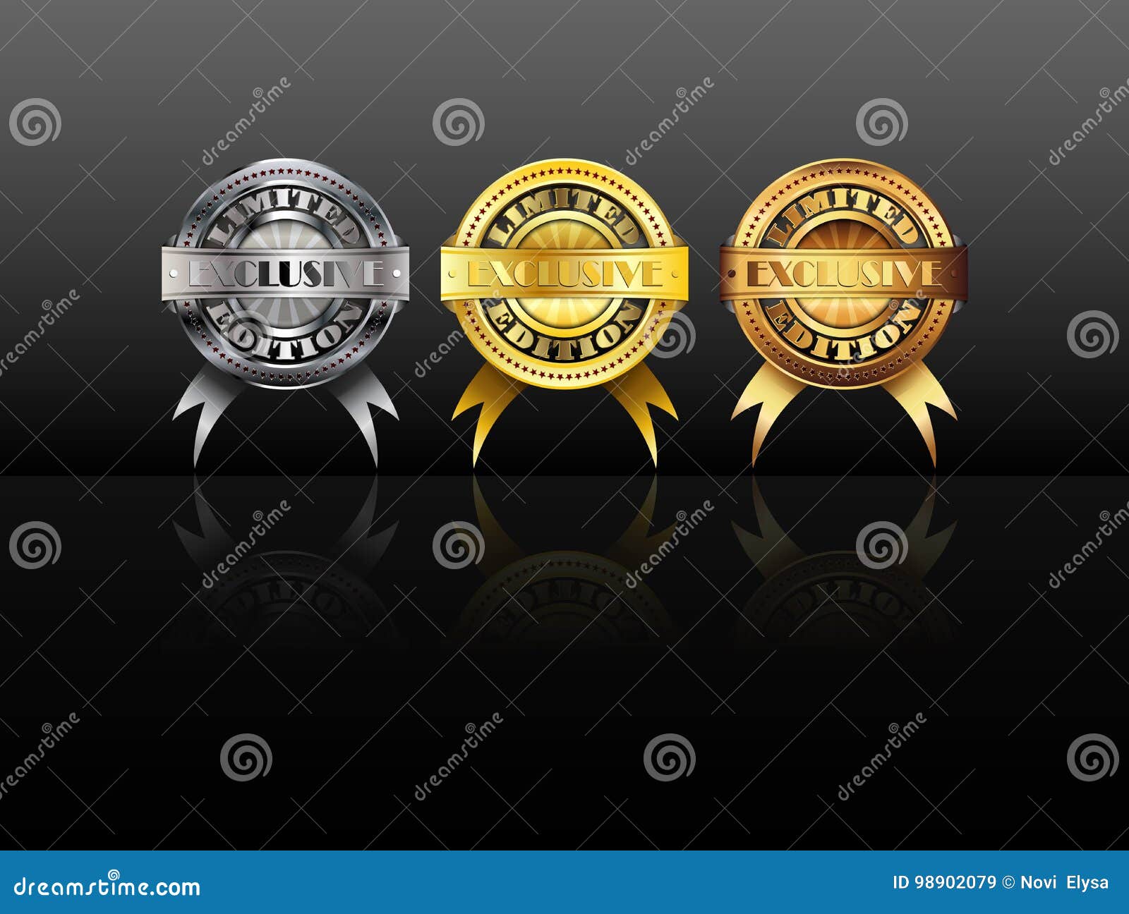 Limited edition label stock vector. Illustration of background - 98902079