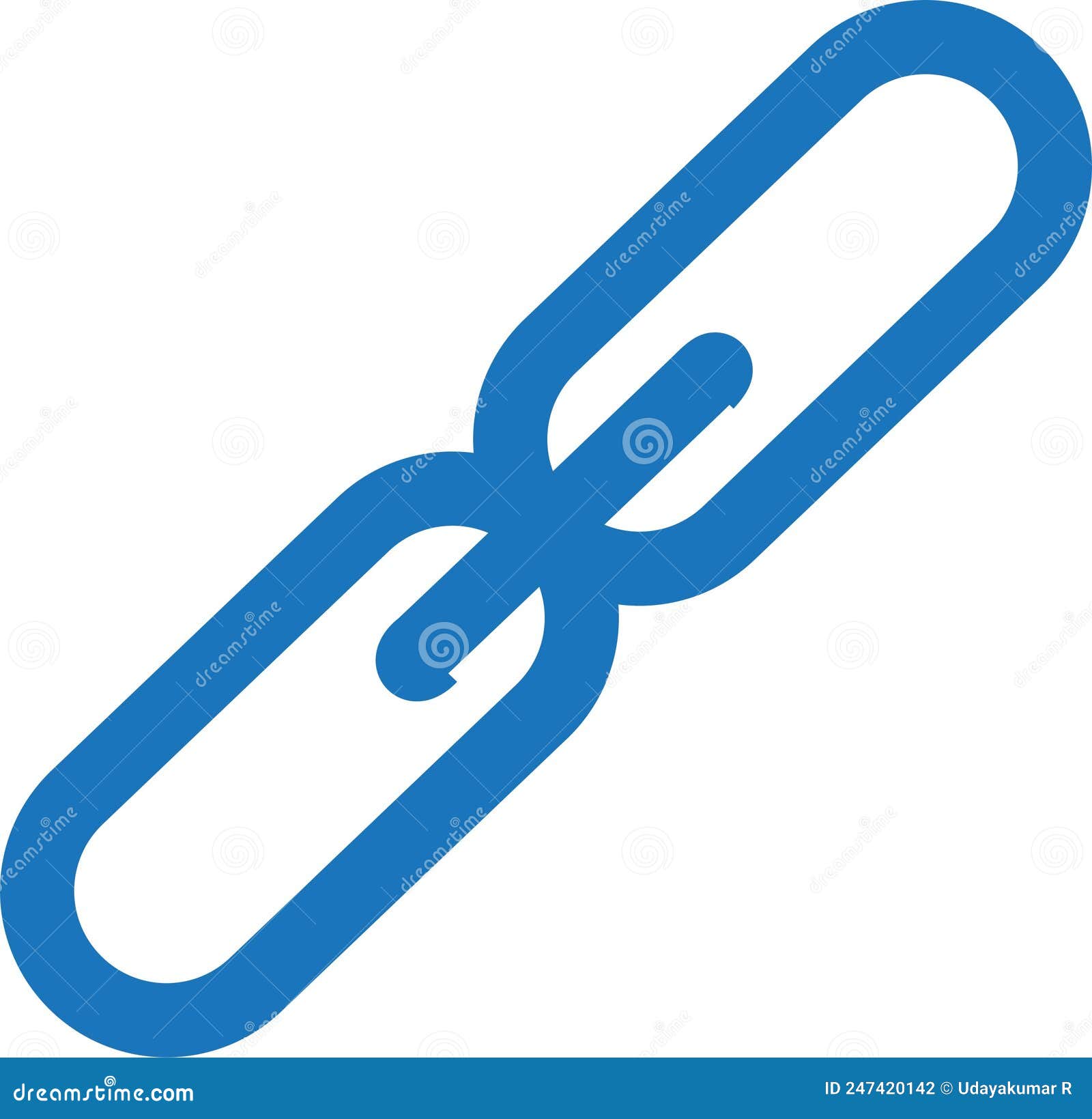 Illustration of Link Icon. on White Background Stock Vector ...