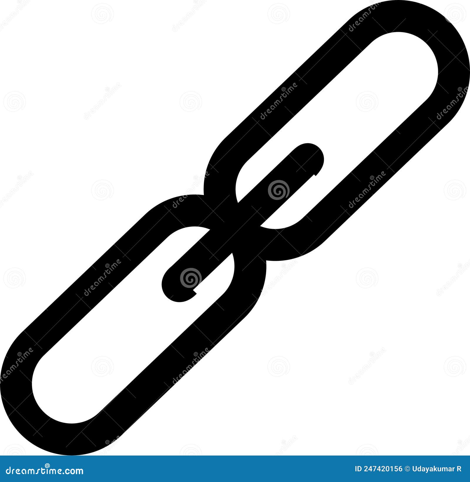 Illustration of Link Icon. on White Background Stock Vector ...