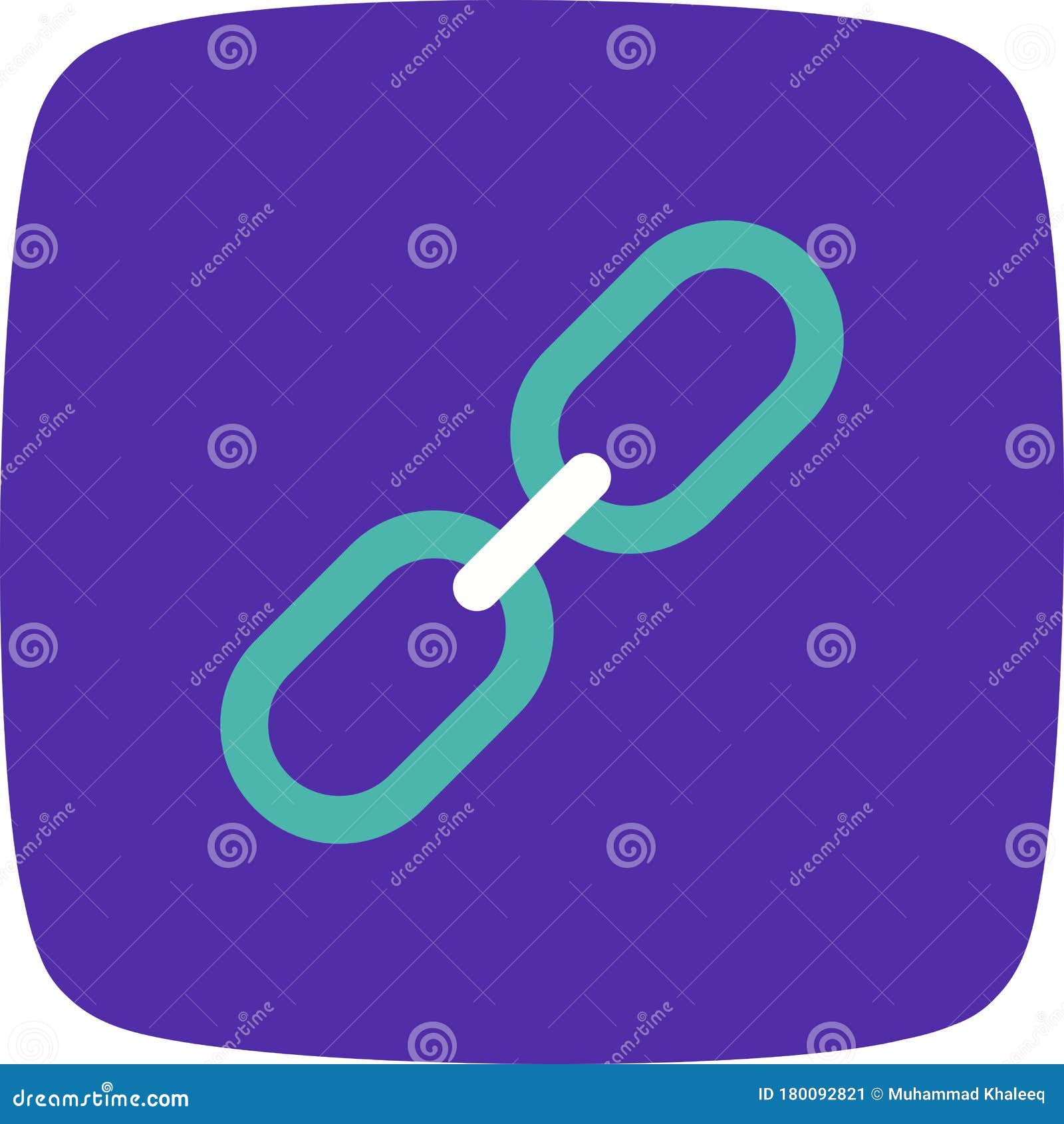 Illustration Link Sign Icon Stock Illustration - Illustration of ...