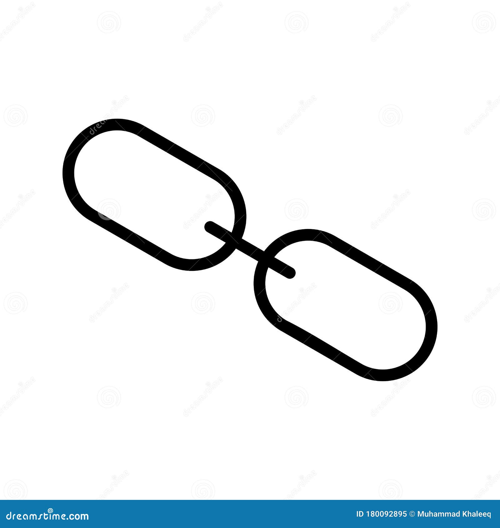 Illustration Link Sign Icon Stock Illustration - Illustration of ...