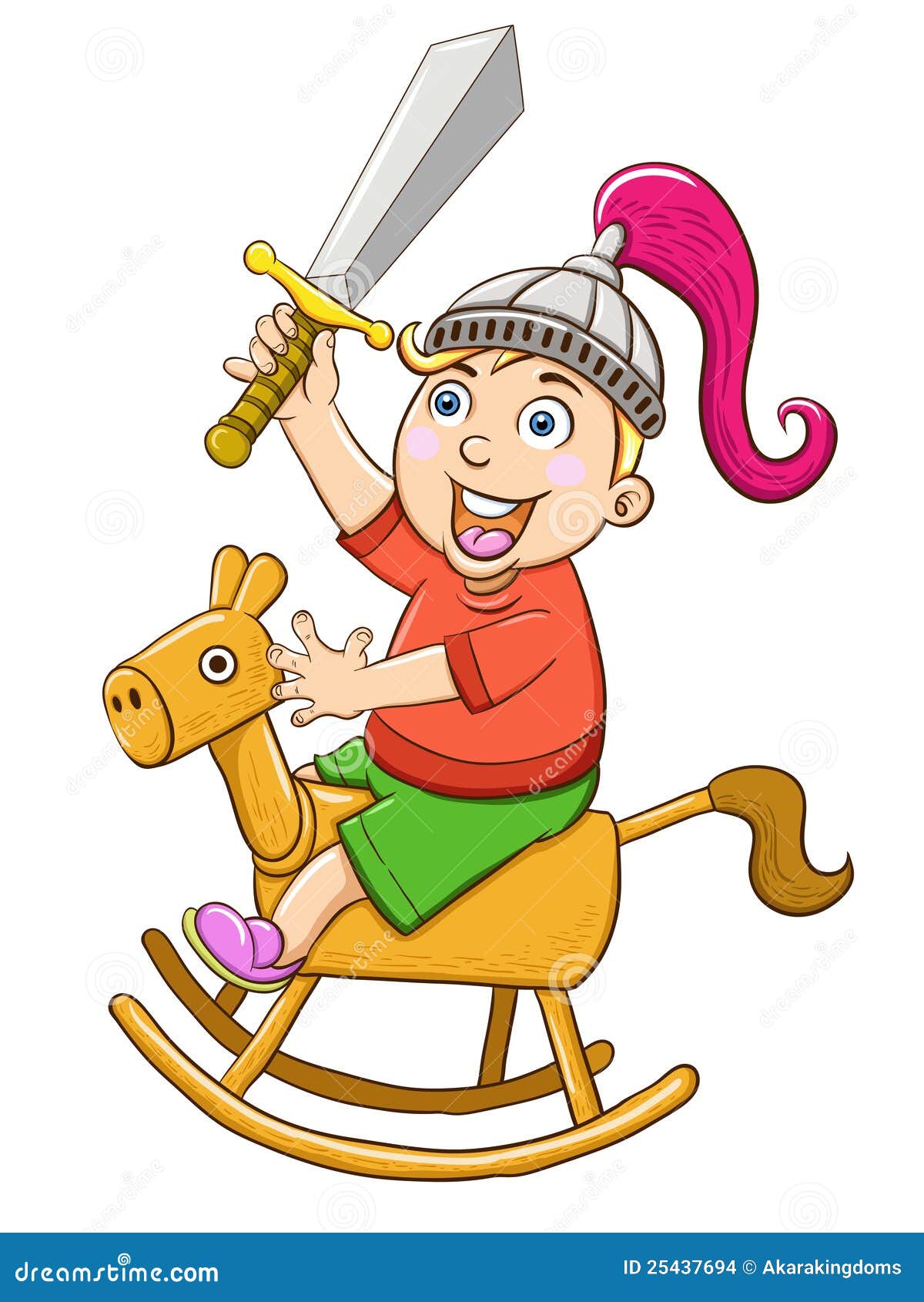 Illustration of Little Knight Stock Vector - Illustration of isolated ...