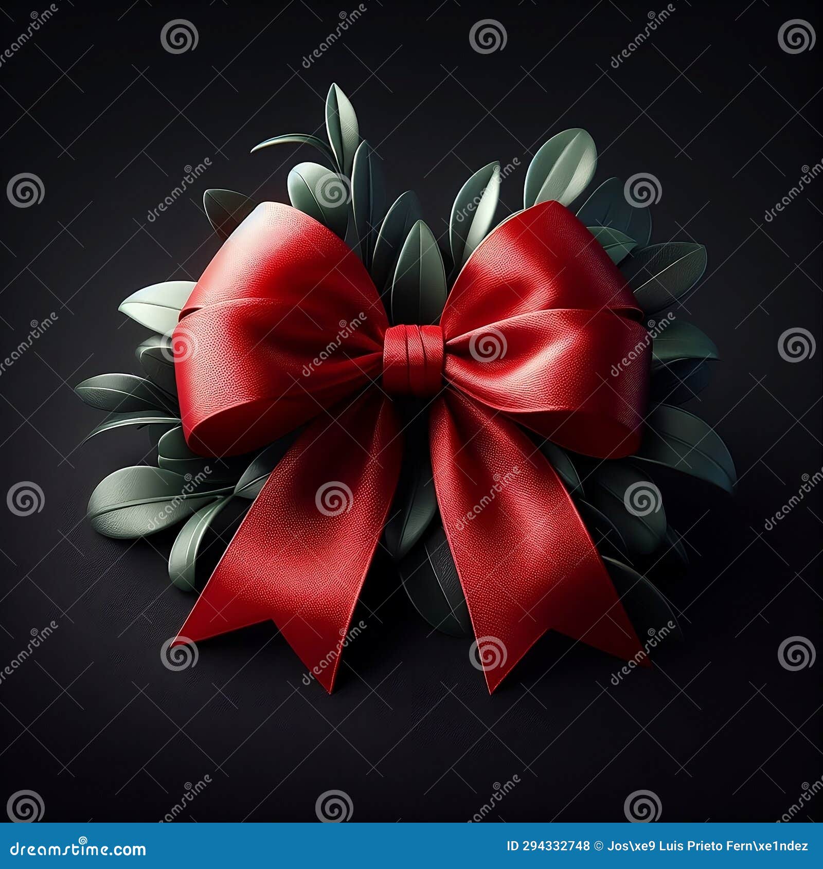 Illustration of a Little Red Bow Stock Illustration - Illustration of ...