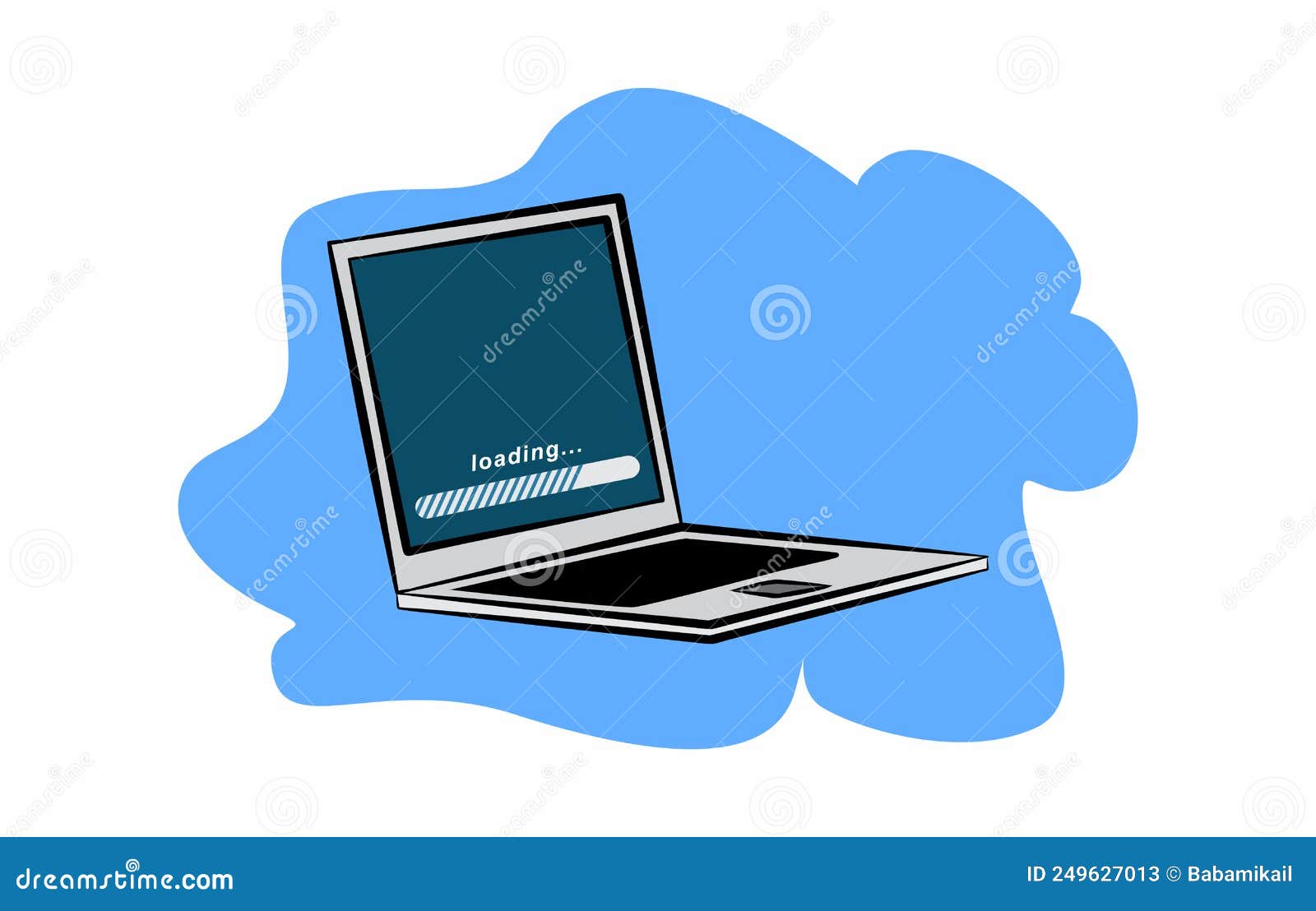 Cartoon Vector Illustration Design, Illustration of Loading Indication ...