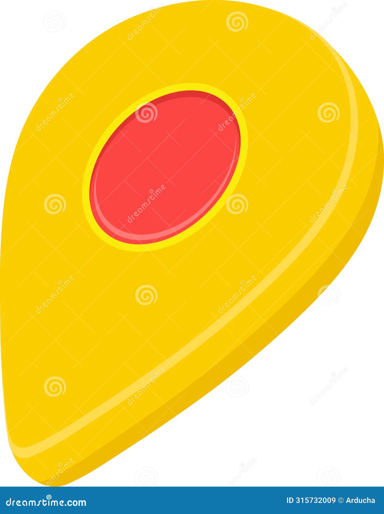 Illustration of Location Icon, Isometric GPS Destination Sign Stock ...