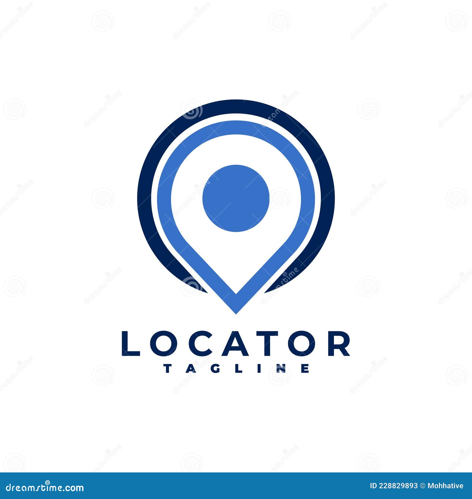 An Illustration of a Location Icon. Vector Symbol Stock Vector ...