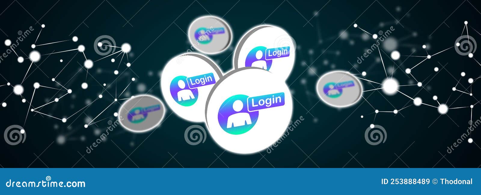 Concept of login stock illustration. Illustration of registration ...