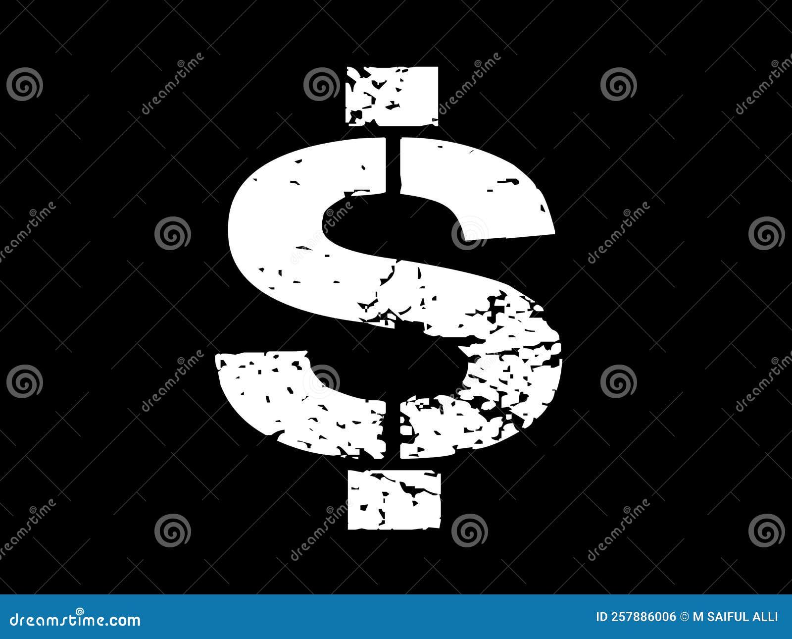 Illustration logo dollar stock illustration. Illustration of font ...