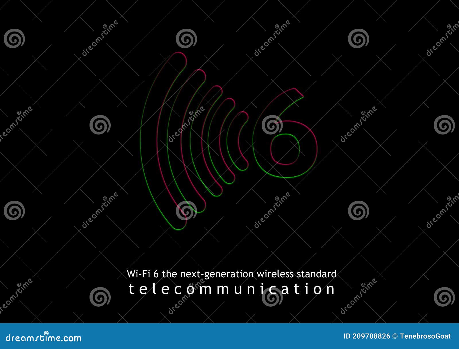 WLAN - Wireless Local Area Network Acronym, Technology Concept ...