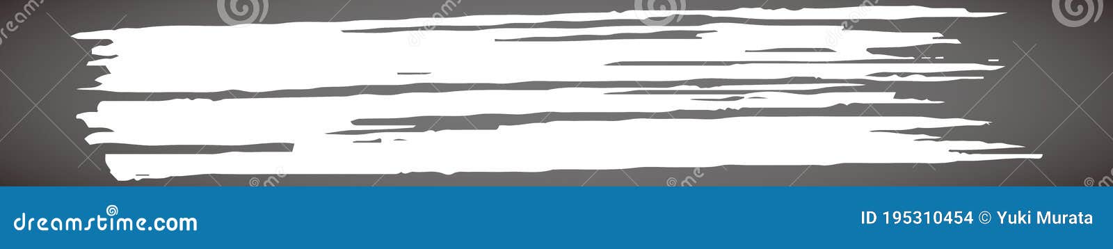 Illustration of a Long White Thick Brushstroke Stock Vector ...