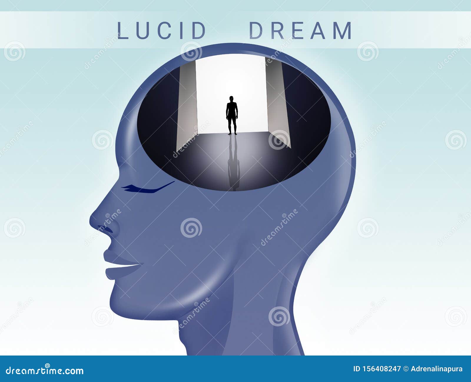 Illustration of Lucid Dream Stock Illustration - Illustration of ...
