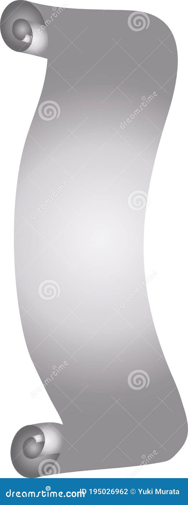 Illustration of Luxurious Silver Scroll Stock Vector - Illustration of ...
