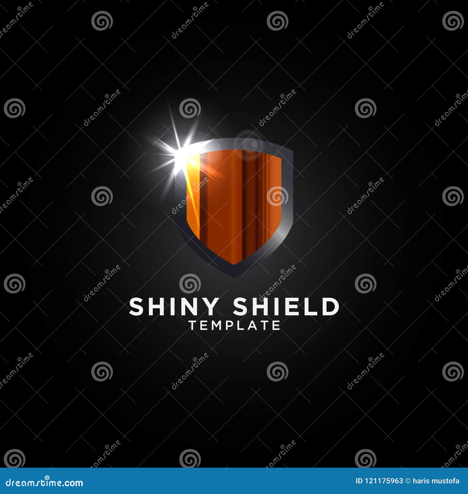 Luxury Shield Circle Crown Logo Concept Design. Symbol Graphic Template ...