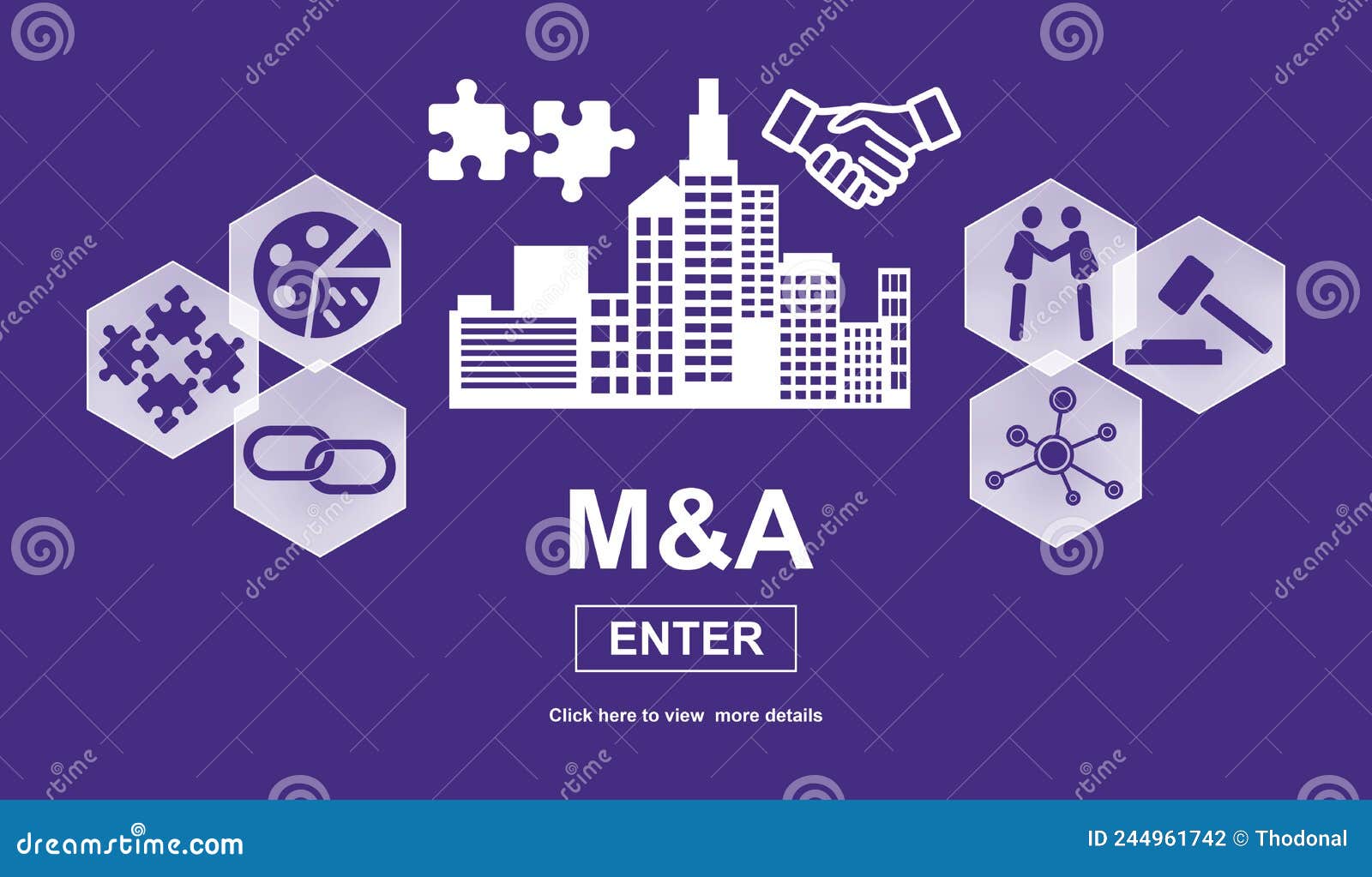 Concept of m&a stock illustration. Illustration of finance - 244961742