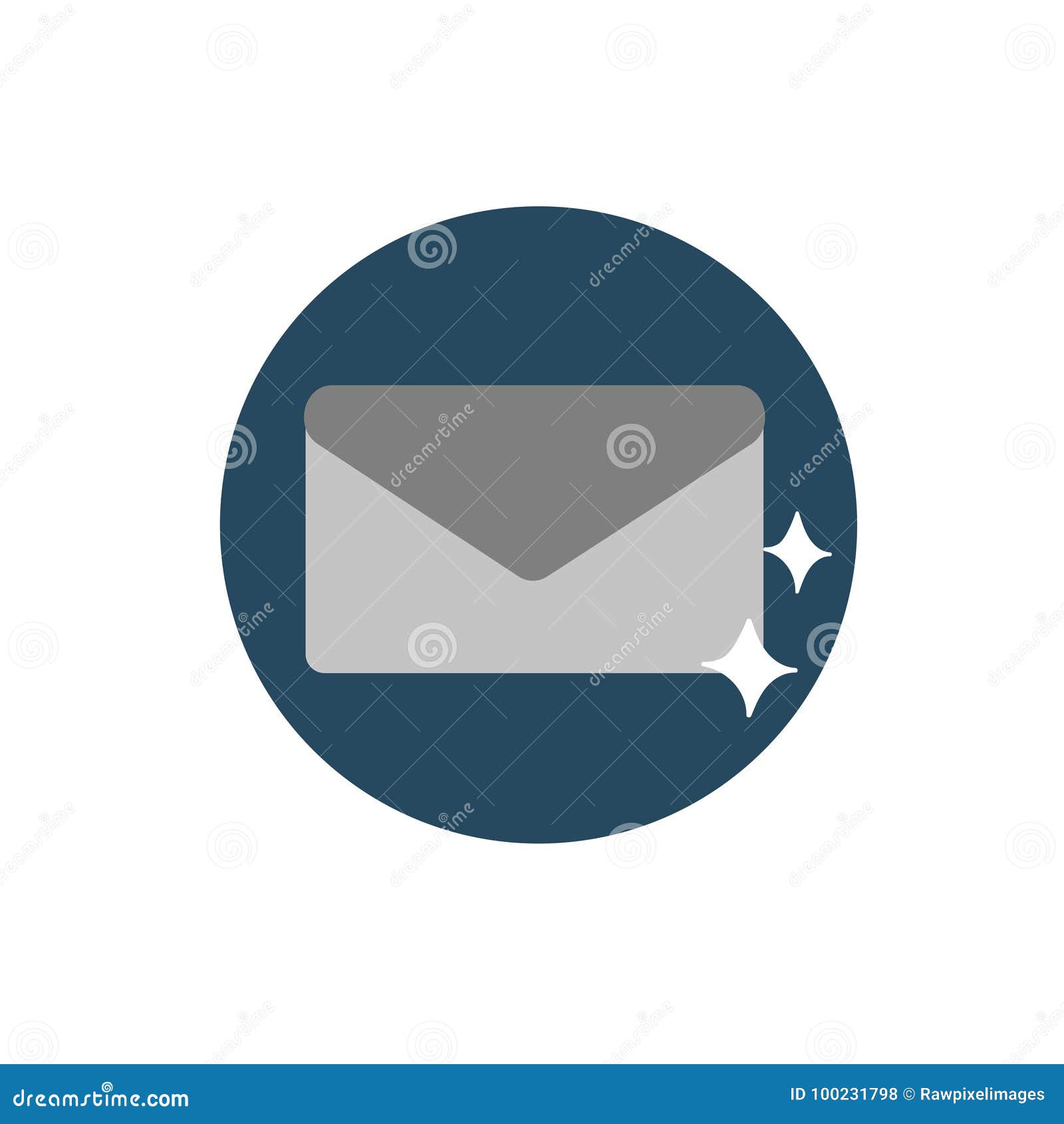 Illustration of Mail Icon Symbol Stock Vector - Illustration of icon ...