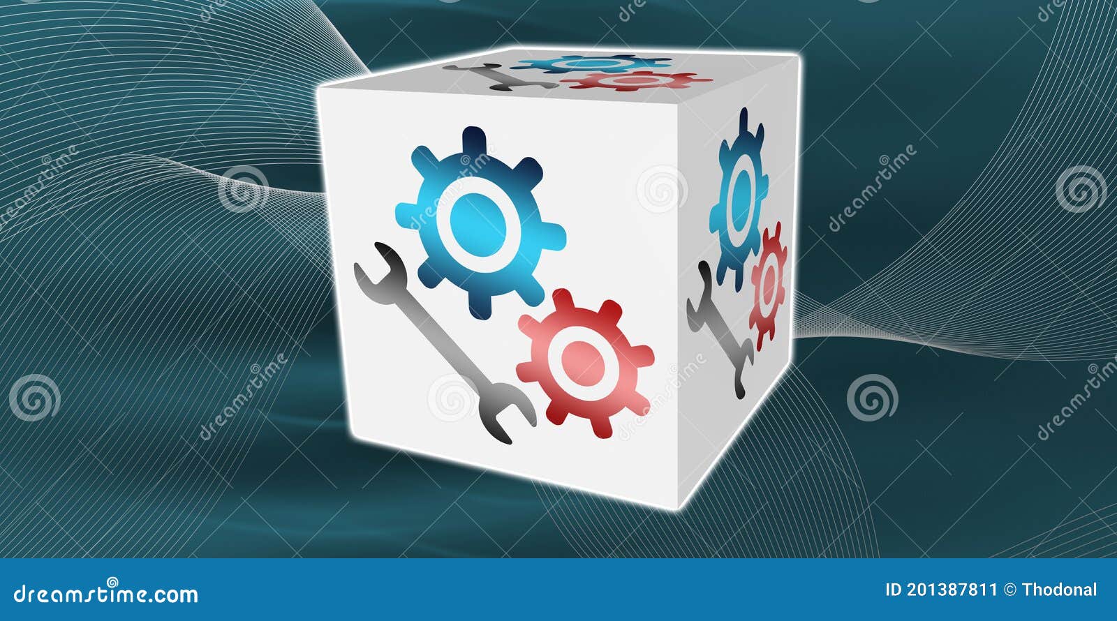 Concept of Maintenance System Stock Illustration - Illustration of ...