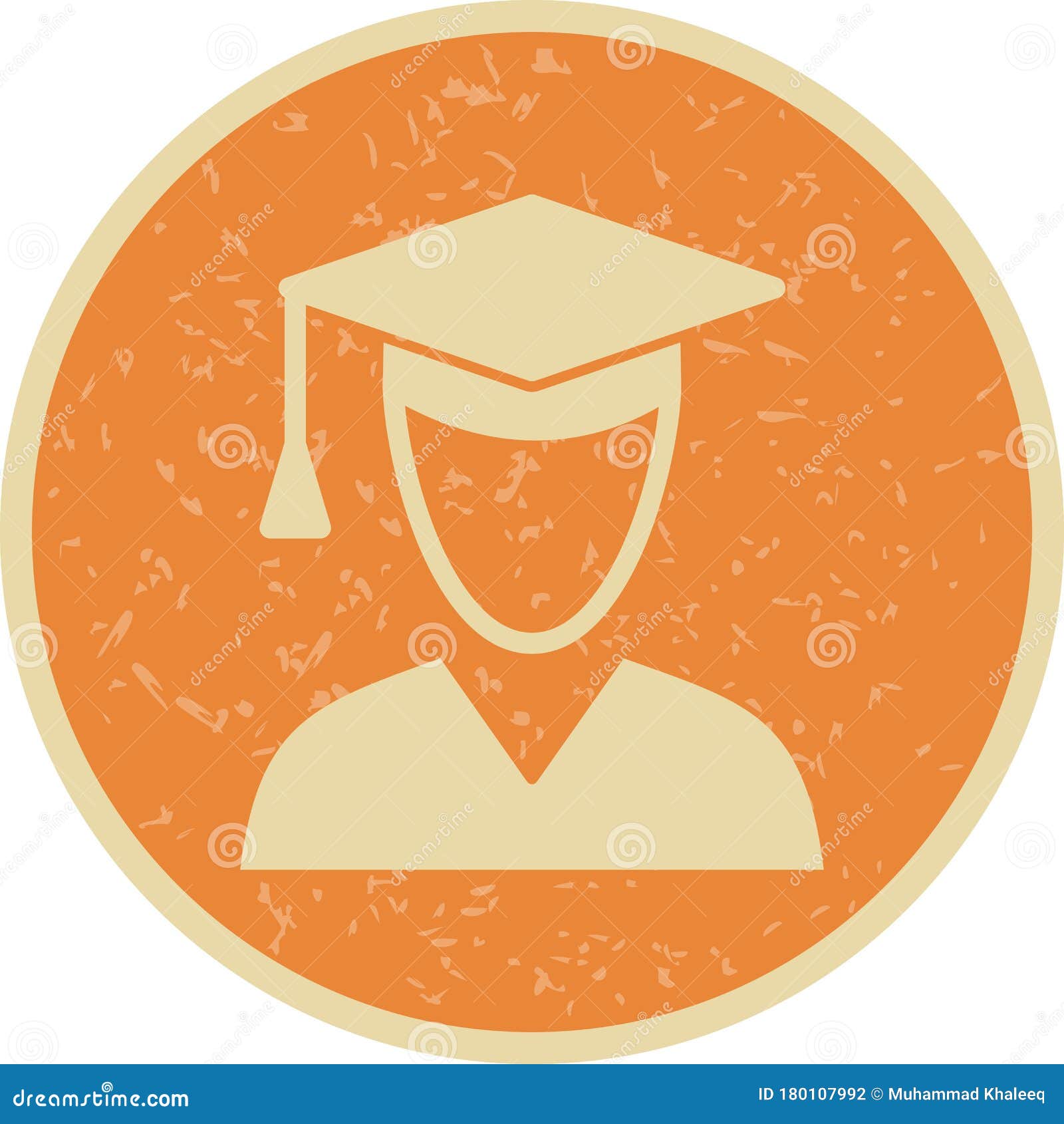 Illustration Male Student Icon for Personal and Commercial Use. Stock ...