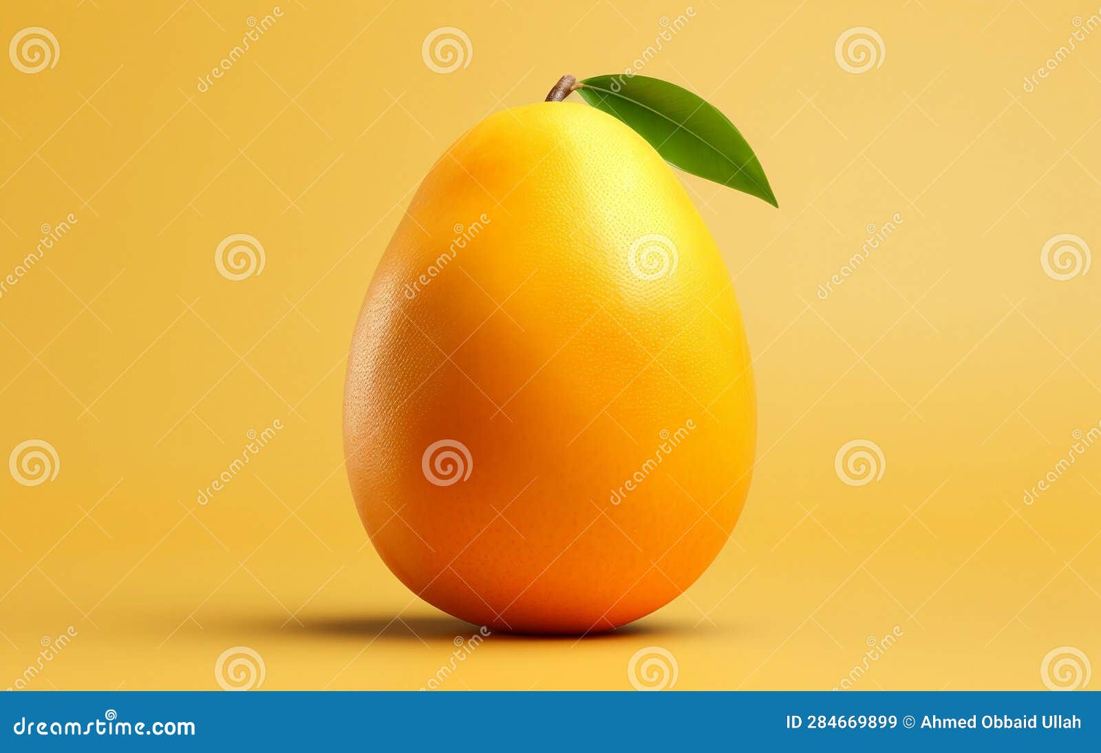 An Illustration of a Mango with a Minimalist Style, Generative Ai Stock ...