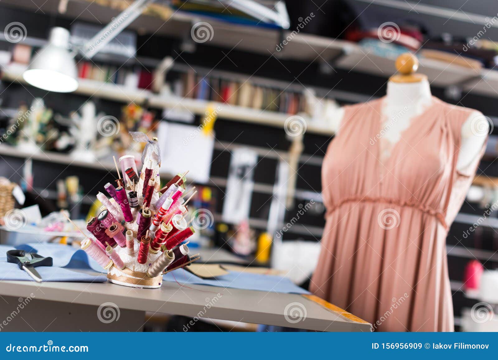 Illustration of Mannequin in Room Where Working Designer Stock Image ...