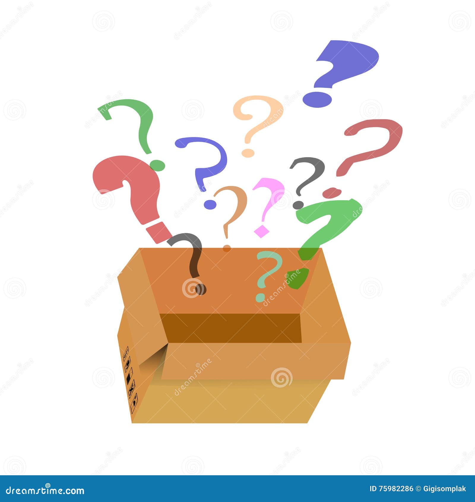 Illustration, so Many Question Stock Vector - Illustration of questionn ...