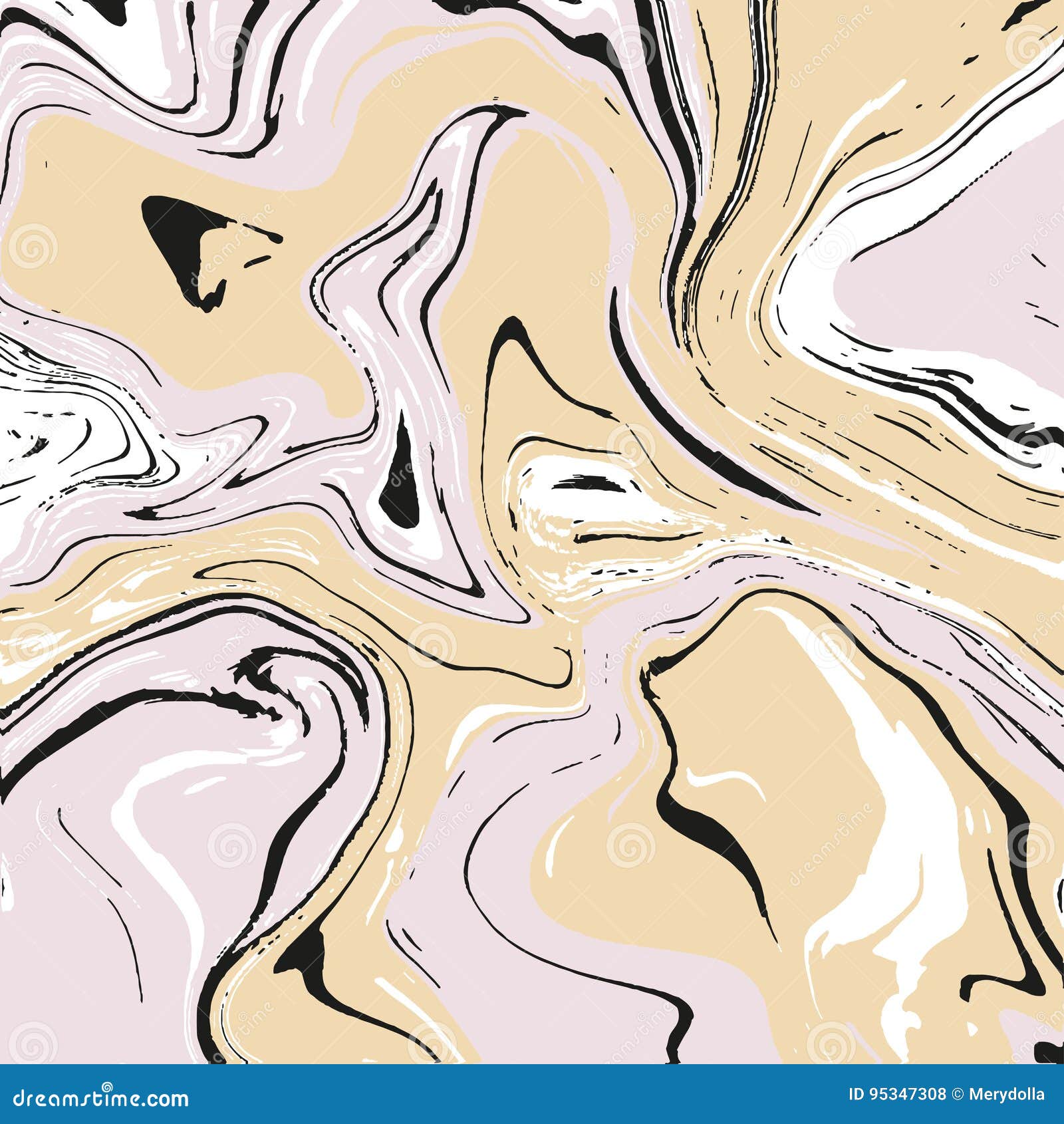 Illustration of Marble Texture in Diverse Colors Stock Illustration ...