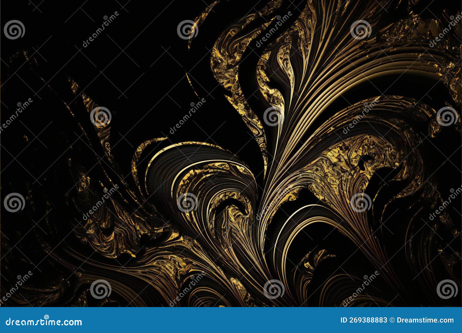 Marbled Gold and Black Texture, Abstract Background, Abstract, Textures ...