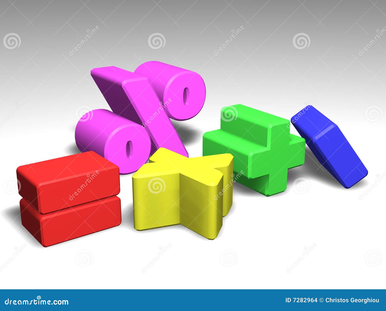 Illustration of Math Symbols Stock Illustration - Illustration of ...