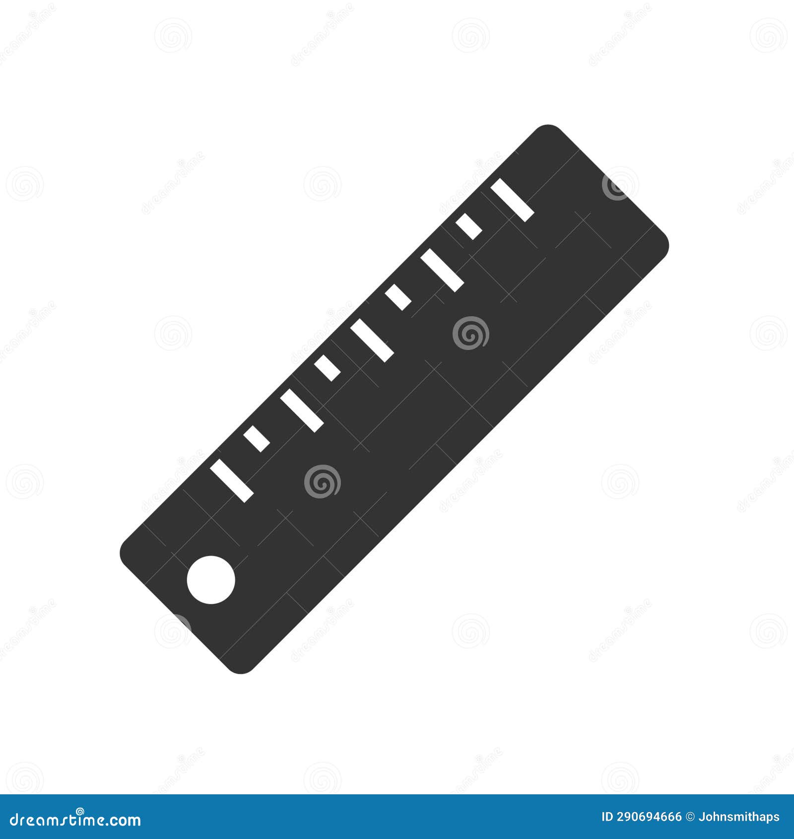 Centimeter Ruler Sign. Vector. Stained Glass Icon On White Background ...