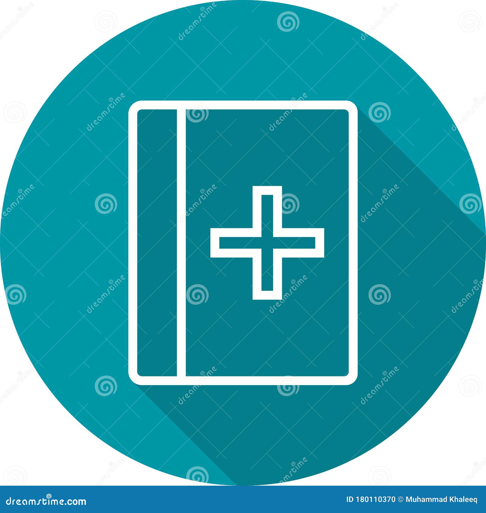 Illustration Medical Book Icon for Personal and Commercial Use. Stock ...