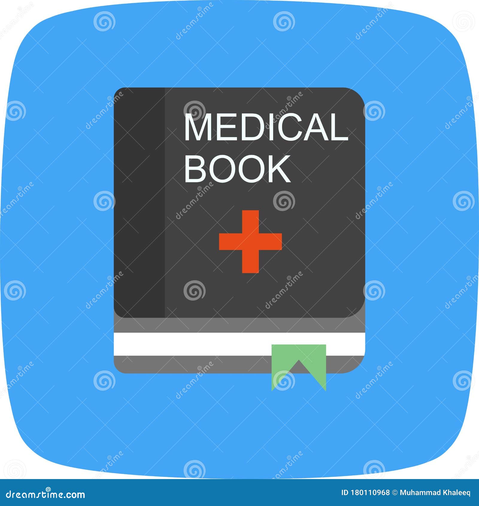 Illustration Medical Book Icon for Personal and Commercial Use. Stock ...