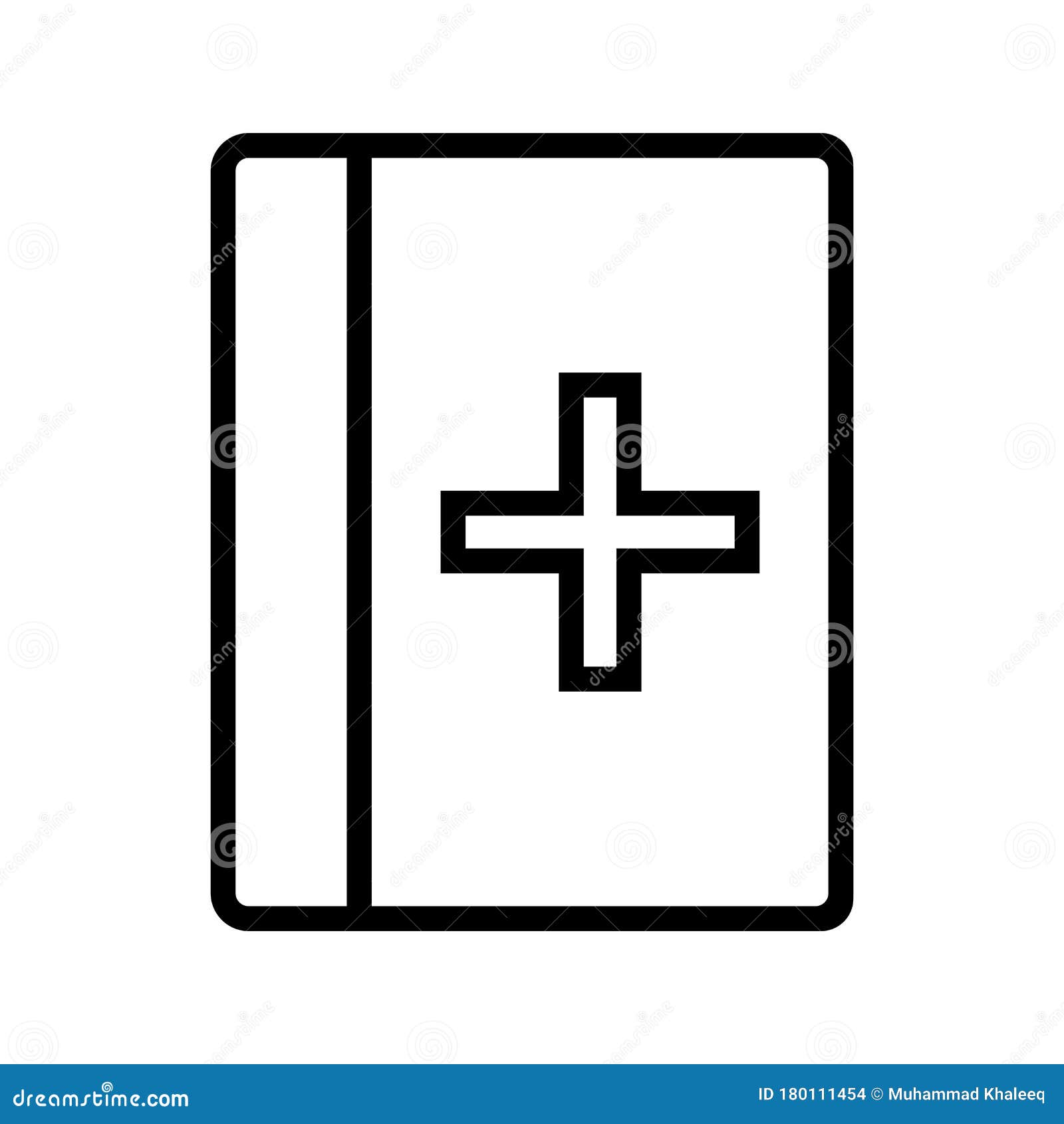 Illustration Medical Book Icon for Personal and Commercial Use. Stock ...
