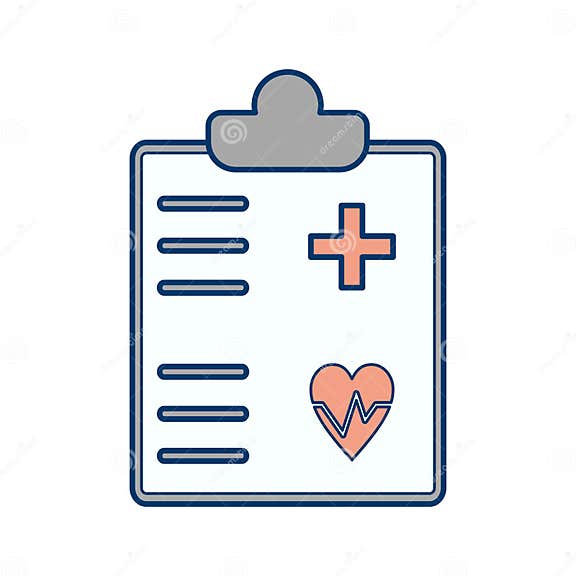 Illustration Medical Chart Icon for Personal and Commercial Use. Stock ...