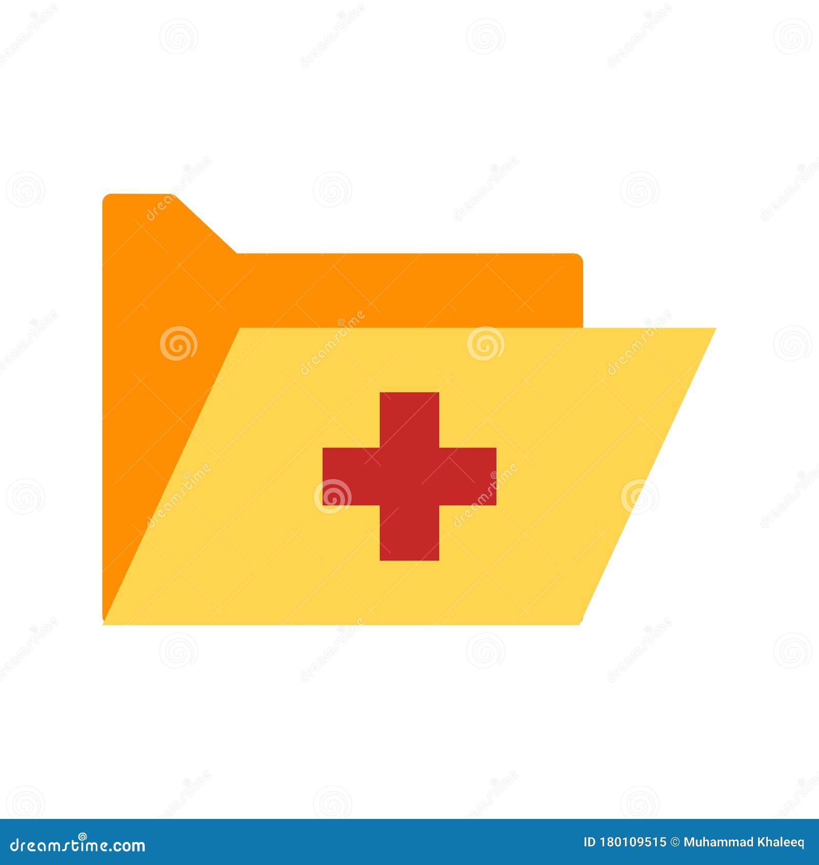 Illustration Medical Folder Icon for Personal and Commercial Use. Stock ...