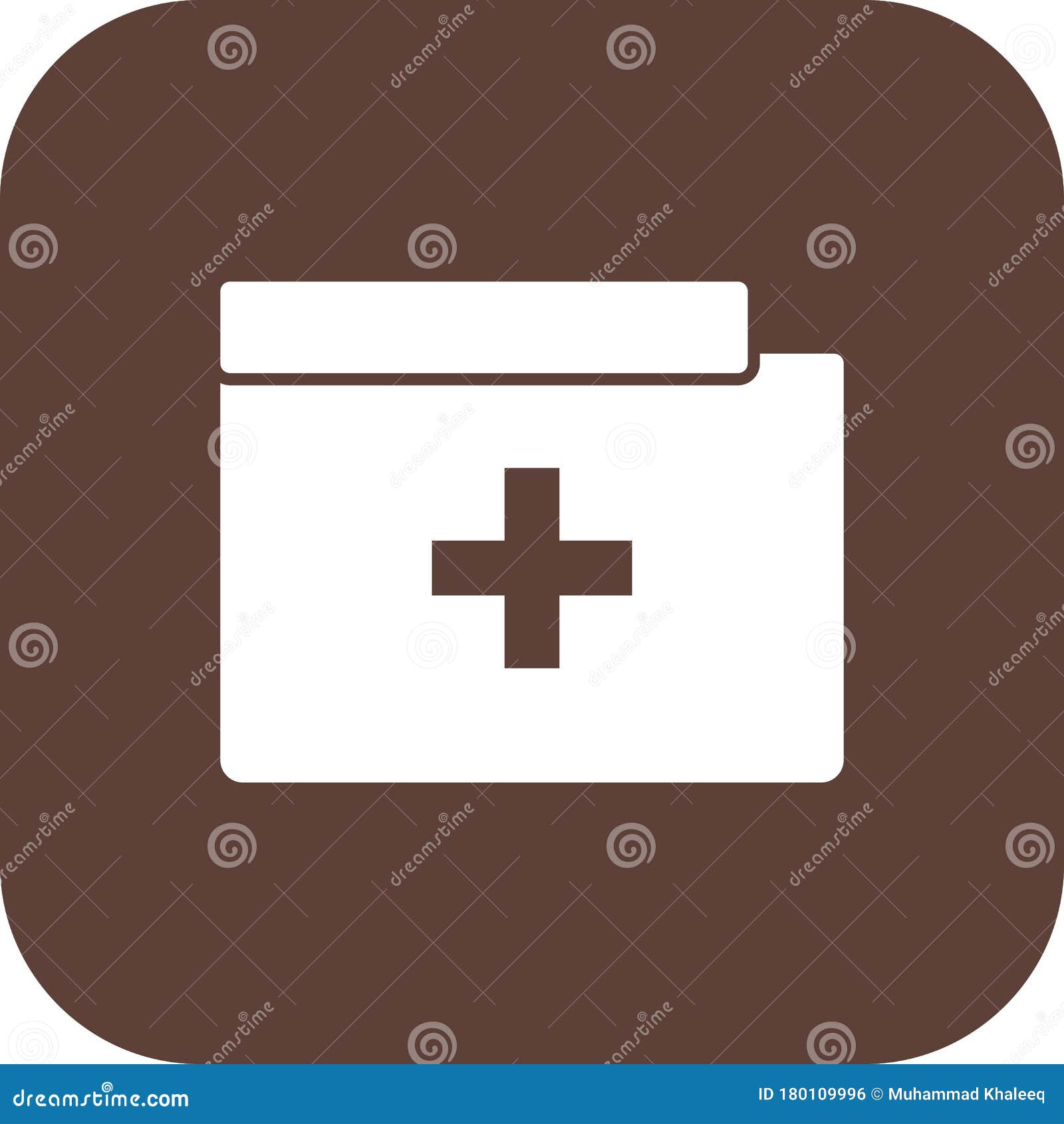Illustration Medical Folder Icon for Personal and Commercial Use. Stock ...