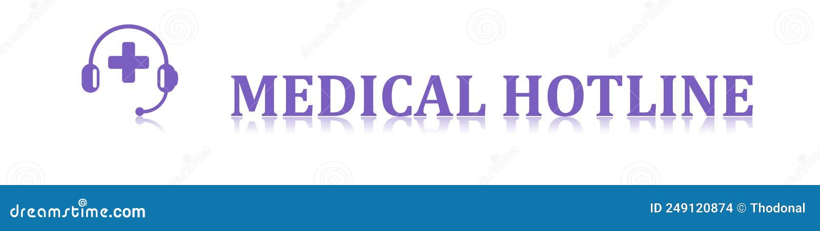 Concept of medical hotline stock illustration. Illustration of medical ...