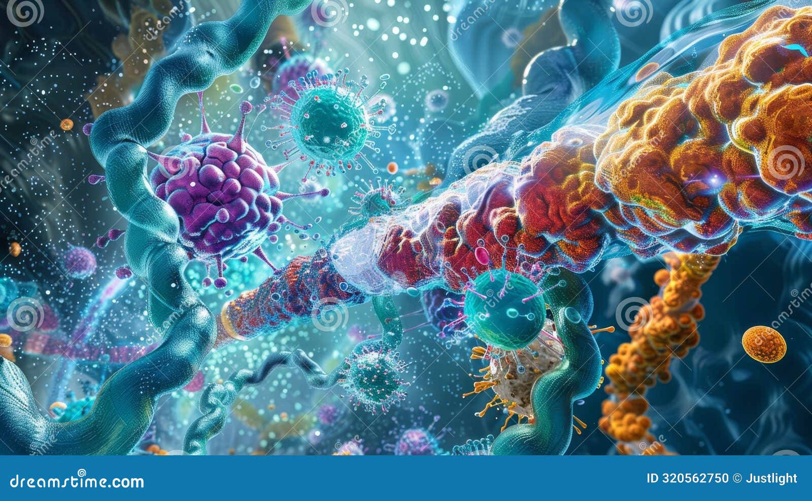 An Illustration of Membrane Proteins Including Integral and Peripheral ...