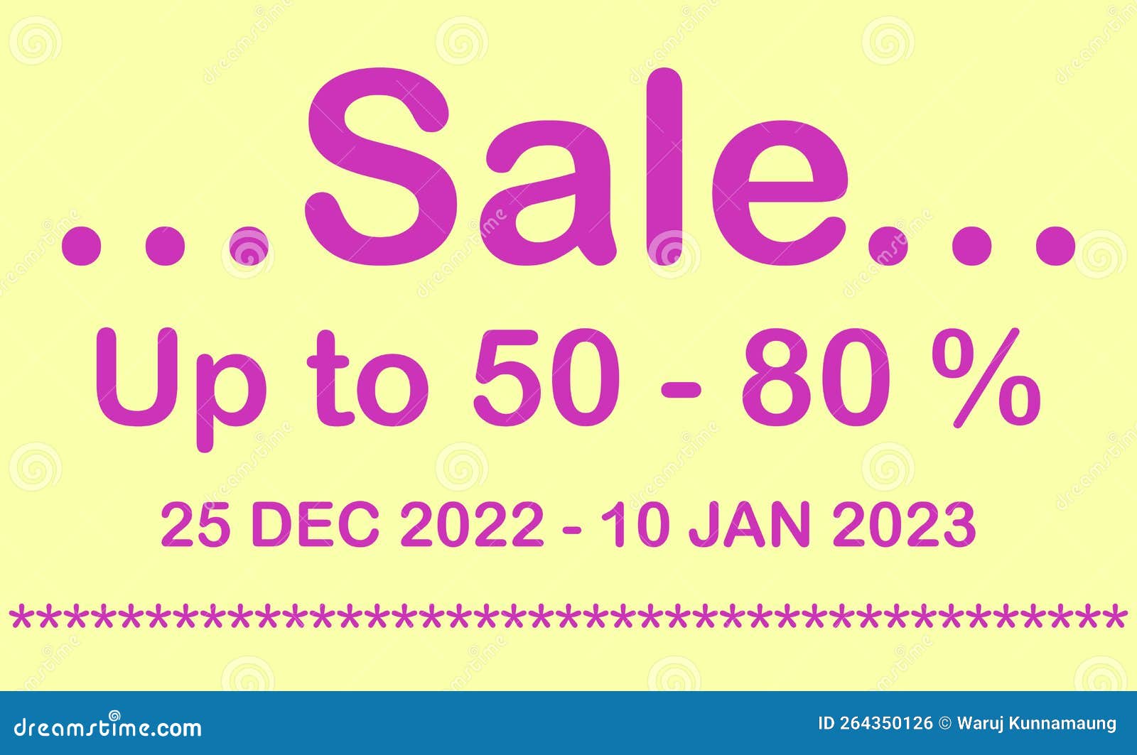 Illustration of Merchandising Banner. Stock Vector - Illustration of ...