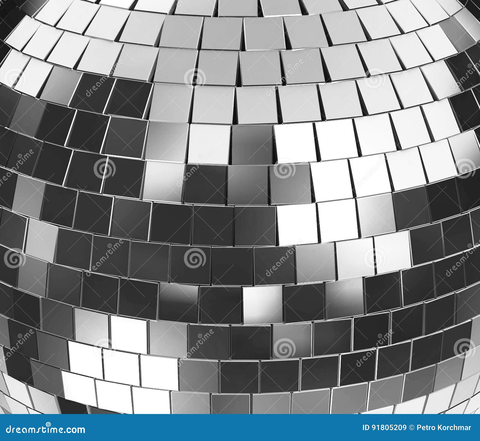 ILLUSTRATION of Metal Sphere. Stock Illustration - Illustration of ball ...