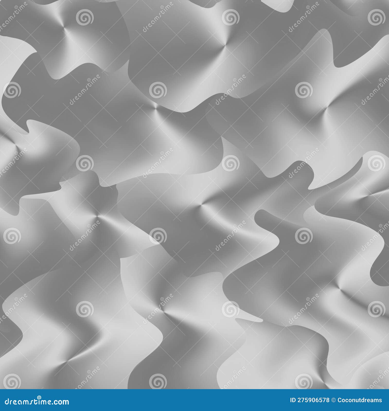 Illustration of Metallic Gray Futuristic Wavy Pattern for Background ...