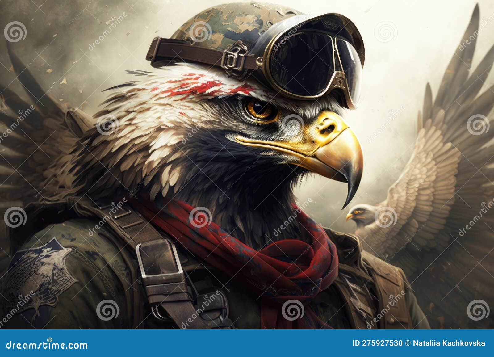 Military Eagle Heraldry Vector Labels, Logos, Emblems | CartoonDealer ...