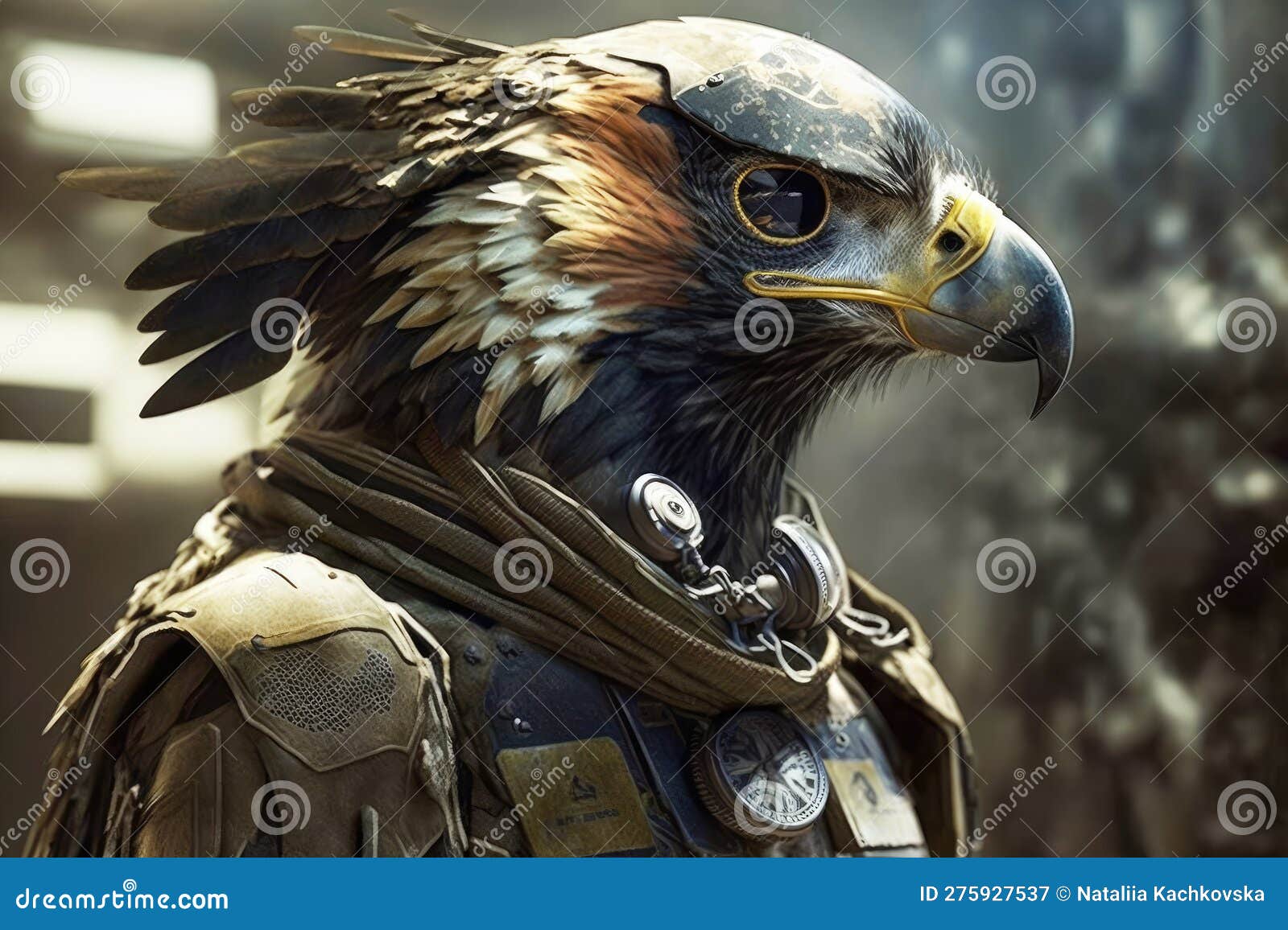 Illustration of the Military Eagle Stock Illustration - Illustration of ...