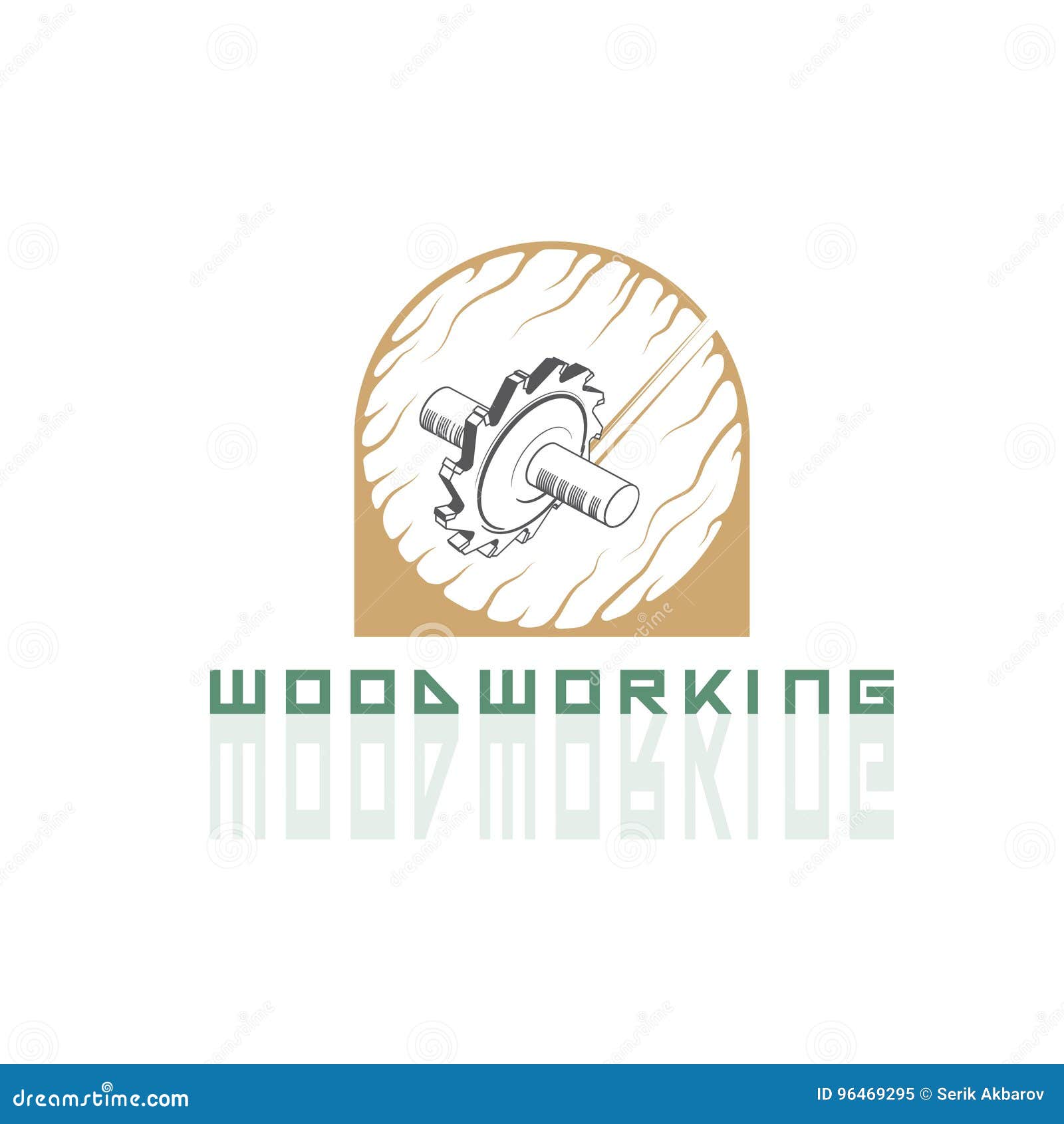 Illustration of a Milling Cutter Stock Illustration - Illustration of ...