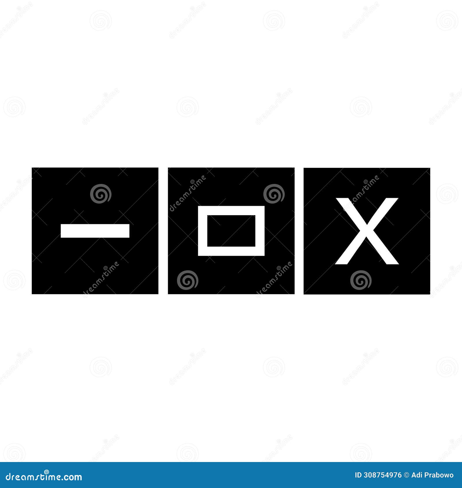 Illustration of the Minimize Button Icon Vector Design Stock ...