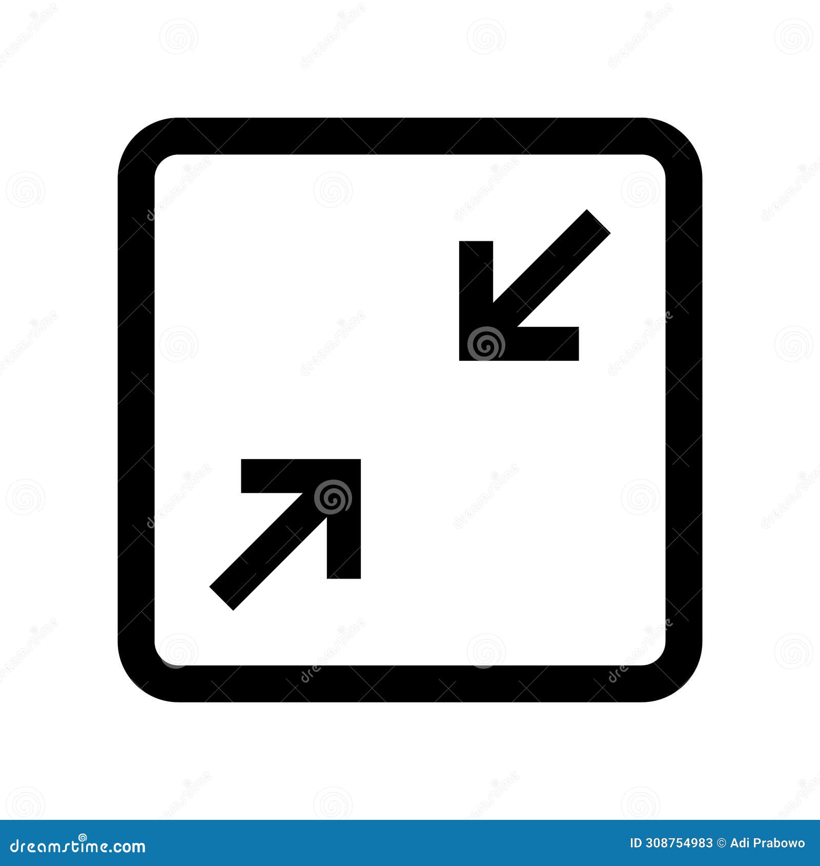 Illustration of the Minimize Button Icon Vector Design Stock ...