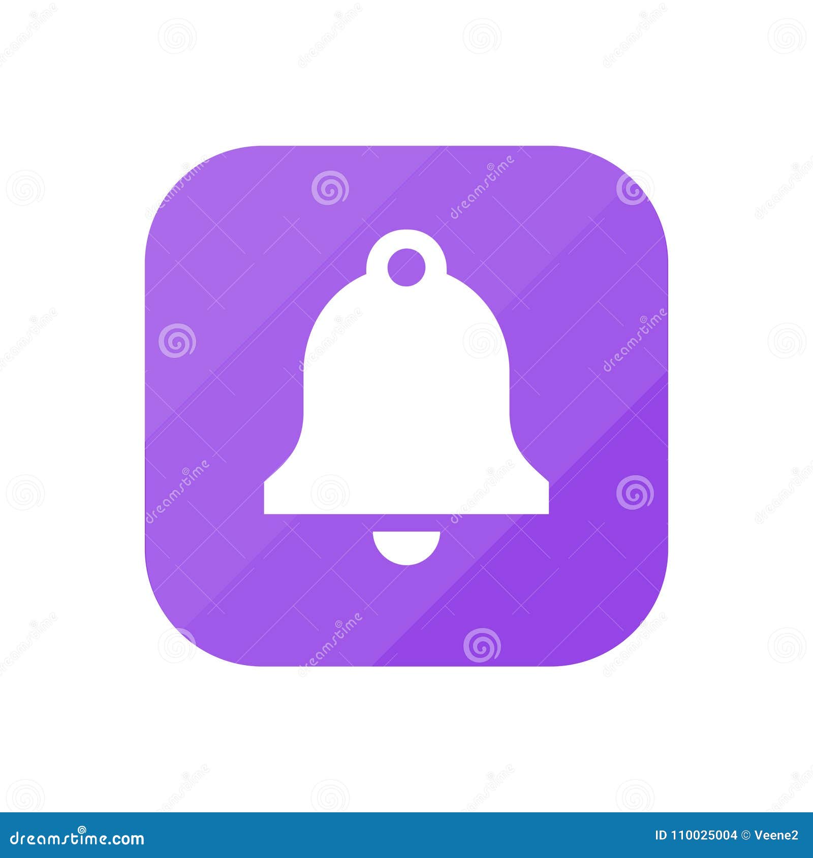 Bell - App Icon stock illustration. Illustration of mobile - 110025004