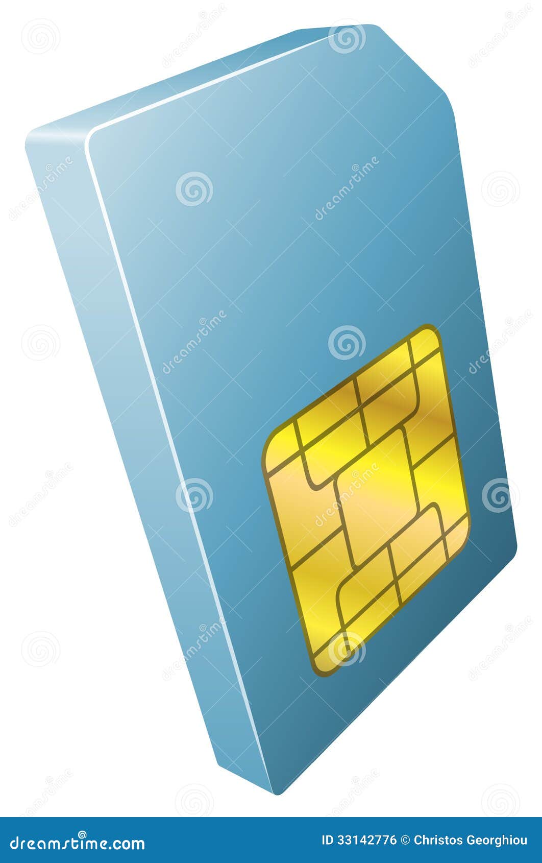 Illustration of Mobile Phone Sim Card Icon Stock Vector - Illustration ...