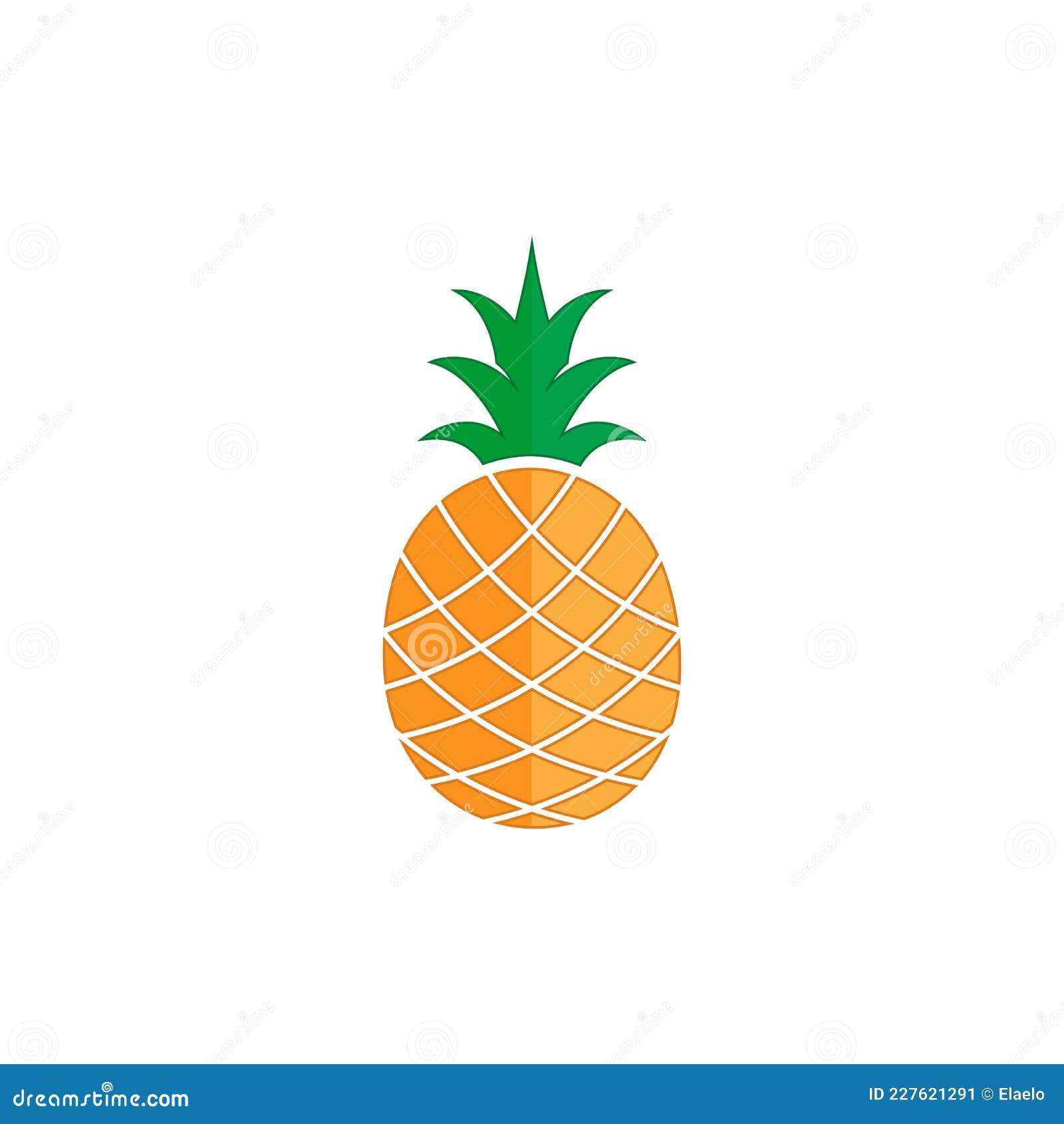 Illustration Modèle D'icône De Fruit Ananas Illustration de Vecteur ...