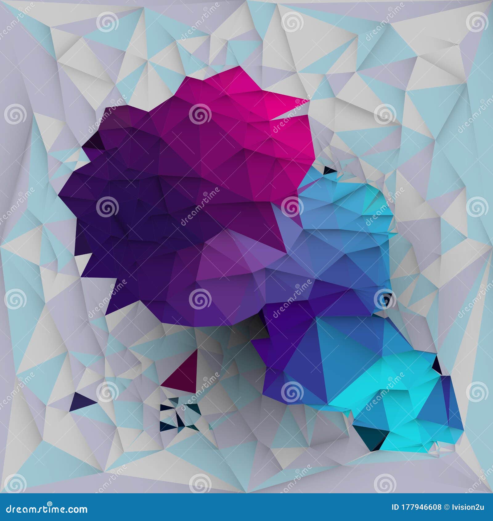 Illustration Modern Abstract Polygon Shape for Wallpaper Background ...